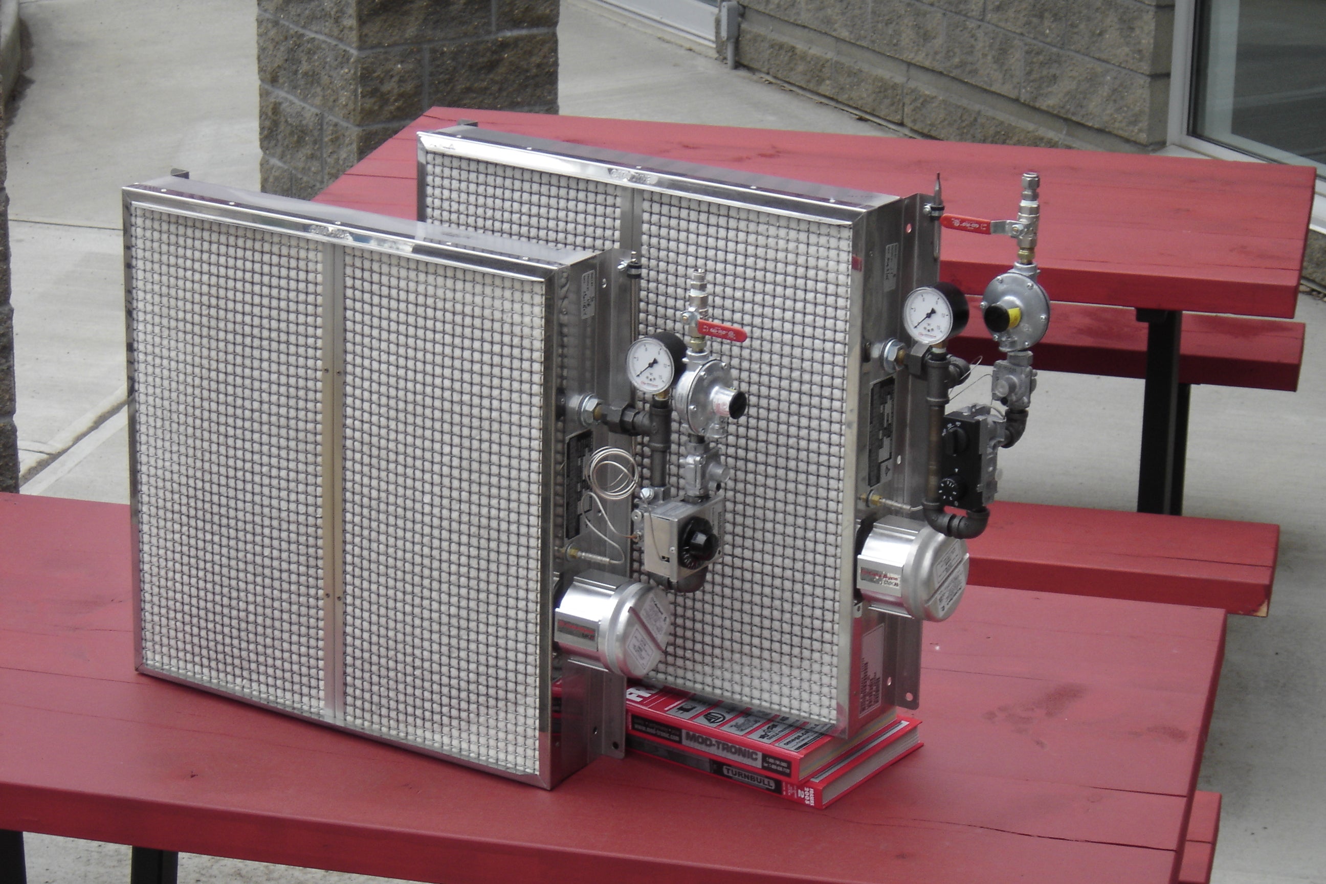 24"x 24" MKII Series Infrared Gas Catalytic Heater 20,000 BTU ...